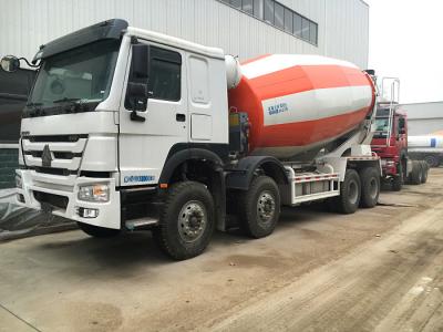 China 8×4 12m3 - 16m3 Concrete Mixer Truck Sinotruk Howo With External Force Resistance for sale