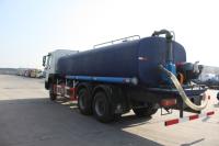 China 6x4 Sewage Tanker Truck / 13 CBM Waste Disposal Truck With Pressure Discharge Function for sale