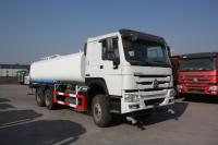 China HOWO Water Tank Truck 6 X 4 336HP Euro II Sprinkle Width 14-18mm for sale