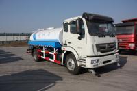 China 6 Wheels Water Tank Truck 10 Cbm Capacity Euro II Engine For Cleaning for sale