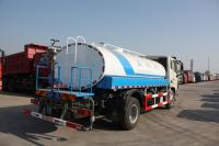 China 6 Wheels Water Tank Truck 10 Cbm Capacity Euro II Engine For Cleaning for sale