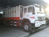 China Sinotruk Swz 4x2 Garbage Compactor Truck / Rear Load Garbage Truck Model QDZ5120ZYSZJ for sale