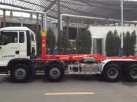 China 290hp Sinotruk T5G 8×4 Hook Lift Garbage Truck One Bed Model Zz3317n3267c1 for sale