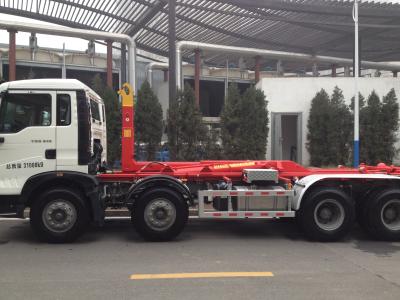 China 290hp Sinotruk T5G 8×4 Hook Lift Garbage Truck One Bed Model Zz3317n3267c1 for sale