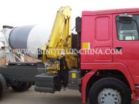 China 6×4 Prime Mover Truck Mounted Hydraulic Crane Red / Yellow Model ZZ4257N3247W for sale