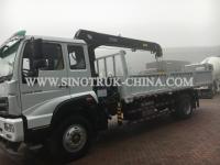 China Heavy Cargo Truck Mounted Crane 5 Tons Lifting Capacity For Transportation for sale