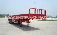 China Double Function Heavy Duty Semi Trailers For Hauling 40 Feet Or 20 Feet Containers for sale