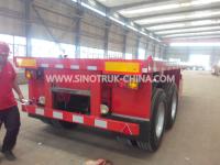 China FUWA BRAND 13T *2PCS SEMI -TRAILER  28T SUPPORT LEG TO LOAD 20 FEET CONTAINER for sale