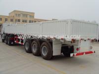 China Dropside Lightweight Heavy Duty Semi Trailers With Waterproof Cover And Slider Roof for sale
