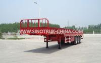 China Dropside Lightweight Heavy Duty Semi Trailers With Waterproof Cover And Slider Roof for sale