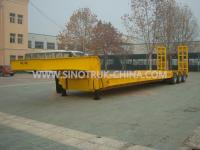 China 13.5M Low-bed Semi-trailer  3 PCS BPW axles 315/80R22.5 tyres  ABS  Optional for sale