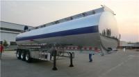 China Aluminum Alloy Tanker Heavy Duty Semi Trailers 20 Tons With 3 BPW Axles 12 Wheels for sale