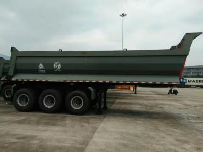 China 40 - 60 Tons Heavy Duty Semi Trailers Square U Shape Design Structure for sale