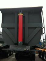 China 40 - 60 Tons Heavy Duty Semi Trailers Square U Shape Design Structure for sale