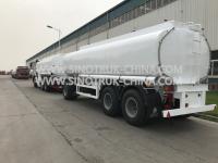 China Three Axles Heavy Duty Semi Trailers , 25000 Liters 4 Mm Thickness Liquid Tank Trailers for sale