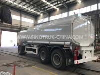 China Three Axles Heavy Duty Semi Trailers , 25000 Liters 4 Mm Thickness Liquid Tank Trailers for sale