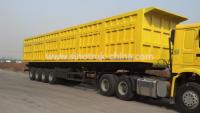 China Box Heavy Duty Four Axle Trailer 16 Wheels For Transport Valuable Goods for sale
