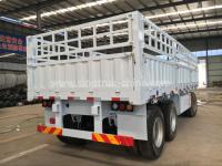 China 20 Tons 3 Axles Heavy Duty Semi Trailers Dropside Full Trailer 12 Wheels ABS Optional for sale