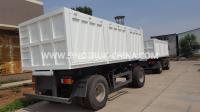 China 8 Wheels Van Full Heavy Duty Semi Trailers With High Strength Q345 Steel Material for sale