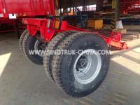 China 2 Axles Semi Trailer Tow Dolly Trailer Two Or Four Wheels With High Pull Strength for sale