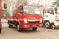 China 4*2 116hp Light Duty Commercial Trucks Mounted 3 Tons Lifting Capacity Crane for sale