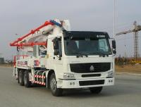 China 39 M3 - 125m³ Output Concrete Pump Truck With 4 Sections Arms HDT5291THB-39/4 for sale