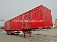 China Lightweight Box Cargo Semi Trailer With Detachable Side Walls And Bulkhead for sale