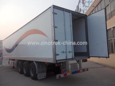 China Van Type Heavy Duty Semi Trailers For Transport General Cargo / Livestock for sale