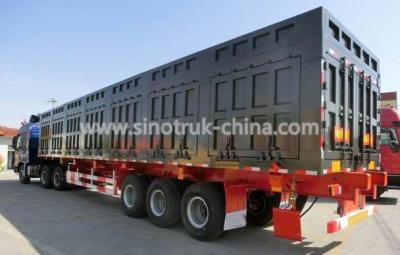 China Safety Heavy Duty Semi Trailers / Van Semi Trailer With Telescopic Type Landing Gear for sale