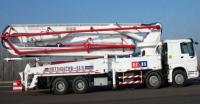 China Sinotruk HOWO Concrete Pump Truck With 21m Flexible And Efficient Telescopic Boom for sale