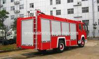 China 400HP Engine Rescue Fire Truck With 8 Ton Capacity Water Tank And Water Cannons for sale