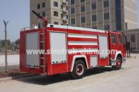 China 400HP Engine Rescue Fire Truck With 8 Ton Capacity Water Tank And Water Cannons for sale
