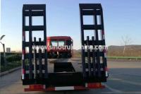 China 12 Wheels Flatbed Tow Truck Wreckers / Heavy Duty Commercial Trucks With Platfrom for sale