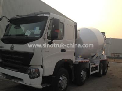 China Sinotruk Howo A7 8×4 Concrete Agitator Truck With 371hp Engine And One Bed for sale