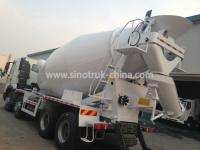 China 371hp 8×4 4 Axle Concrete Mixer Truck Color Optional With 16 Cbm Tanker for sale