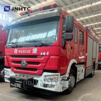 China HOWO 18m High Spray Arm 4x2 12000l Large Flow Fire Rescue Fire Truck For Sale for sale