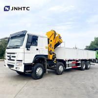 China Palfinger China Cargo Truck With Crane 16 Ton 20 Ton 25 Ton Hydraulic Folding Arm for sale