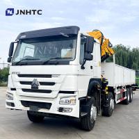 China Palfinger China Cargo Truck With Crane 16 Ton 20 Ton 25 Ton Hydraulic Folding Arm for sale