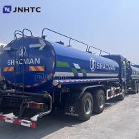 China Support Customization Blue Shacman H3000 20m3 Water Sprinkler Truck Water Tanker For Road Maintenance for sale