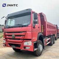 China Sinotruk Howo 336 6x4 Dump Truck Red Color China Howo Tipper Lorry Good Condition Dumper Tipper Truck for sale