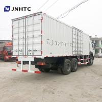 China Brand New Howo 336HP Cargo Van Truck 6*4 Fence Cargo Truck Heavy Duty  Stake Cargo Lorry Trucks for sale