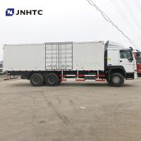 China Brand New Howo 336HP Cargo Van Truck 6*4 Fence Cargo Truck Heavy Duty  Stake Cargo Lorry Trucks for sale