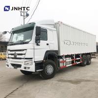 China Brand New Howo 336HP Cargo Van Truck 6*4 Fence Cargo Truck Heavy Duty  Stake Cargo Lorry Trucks for sale