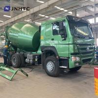 China Hot HOWO Concrete Mixing Truck 6x4 10 Wheels Capacity Cement Mixing Truck Mounted Concrete Mixer Pump Truck for sale