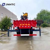 China China Howo 6x4 380hp Folding Arm Crane With Cargo Truck 14/ 16 Ton Telescopic Boom Mounted Crane Good Price for sale