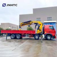 China China Howo 6x4 380hp Folding Arm Crane With Cargo Truck 14/ 16 Ton Telescopic Boom Mounted Crane Good Price for sale