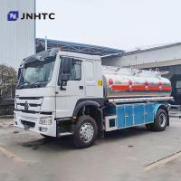 China Sinotruk Howo Fuel Tanker Truck 6 Wheel Aluminum Alloy 10000 Liters With Dispenser Oil Tankers Truck for sale