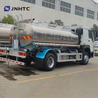 China Sinotruk Howo Fuel Tanker Truck 6 Wheel Aluminum Alloy 10000 Liters With Dispenser Oil Tankers Truck for sale