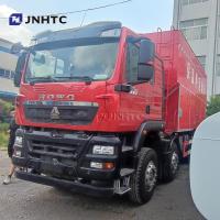 China Best Sinotruk HOWO TX Thermal Insulation Material Transport Truck Vehicle 8X4 430 HP For Sale for sale