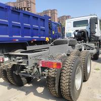 China HOWO 6X6 Dump Truck Chassis 20m3 380hp 10 Wheels For 40-50t Front Lifting for sale